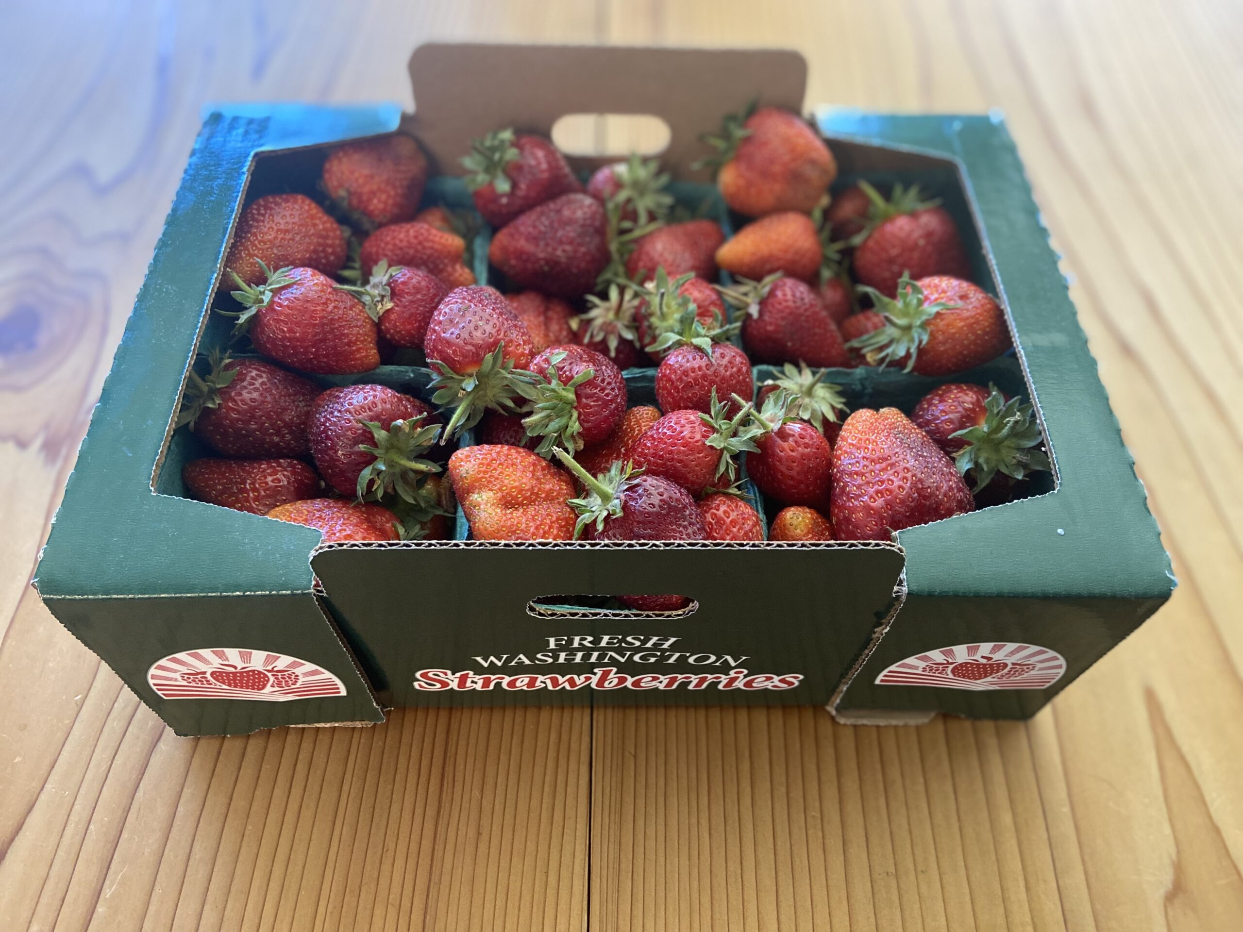 local strawberries - A Kitchen and An Apprentice