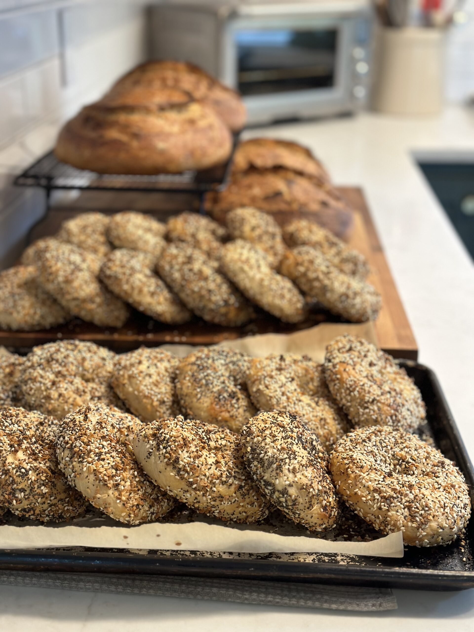 Homemade Everything Bagels – Here’s How - A Kitchen and An Apprentice